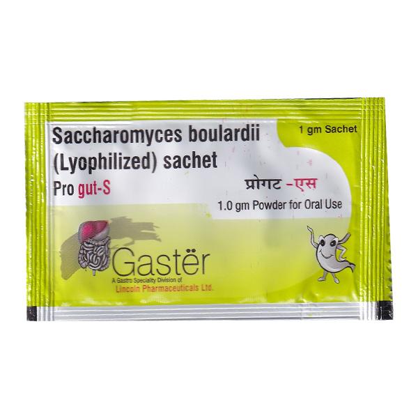 PRO GUT S Sachet 1gm Price, Uses, Side effects, Substitutes | Netmeds