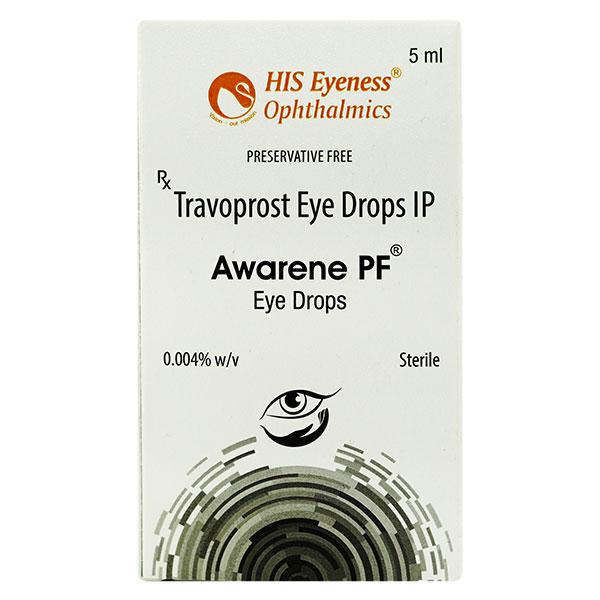 AWARENE PF Eye Drops 5ml Price, Uses, Side effects, Substitutes | Netmeds