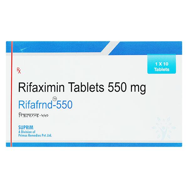 RIFAFRND 550 Tablet 10's Price, Uses, Side effects, Substitutes | Netmeds