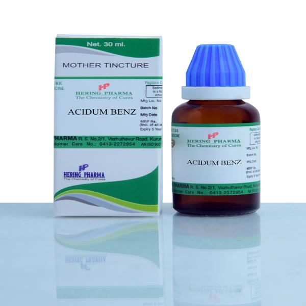 Hering Pharma Acidum Benz Mother Tincture 30 ml Online at Best Price - Mother Tincture