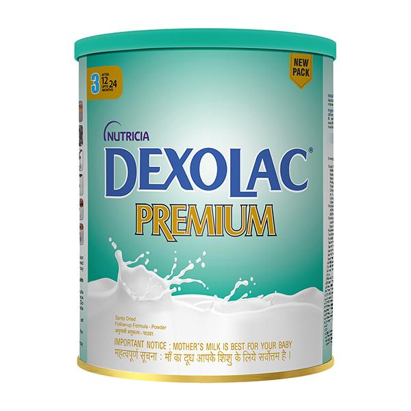 Buy Dexolac Premium Stage 3 (12 - 24 Months) Powder 400 gm (Tin) Online ...