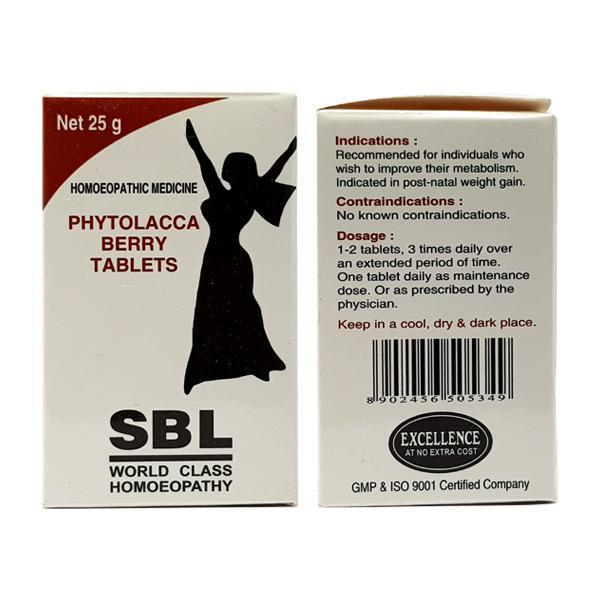 SBL Phytolacca Berry Tablets 25 gm online at best price-Homeopathy