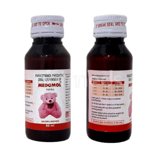 Medomol Suspension 60ml : Uses, Side Effects, Price | Netmeds