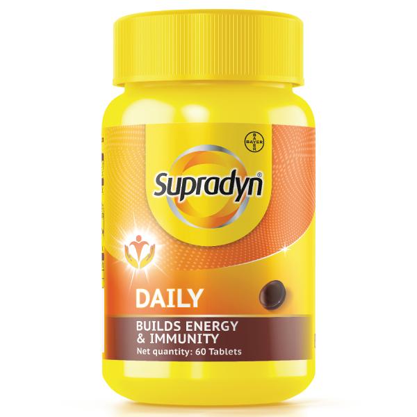 Supradyn Daily Build Energy & Immunity Tablet 60's - Boost Energy ...