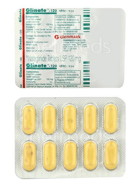 Glinate 120mg Tablet 10'S