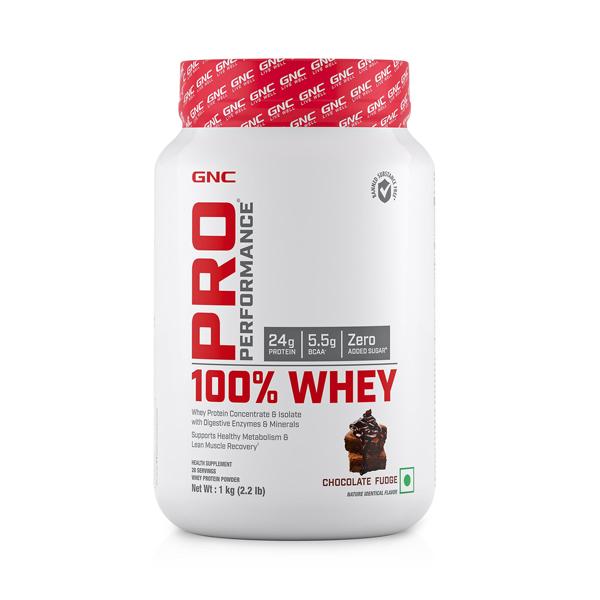 GNC Pro Performance 100% Whey Protein - Chocolate Fudge 1 kg Online at ...