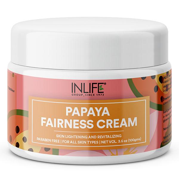 Buy INLIFE Natural Papaya Fairness Cream 100 gm Online at Discounted ...