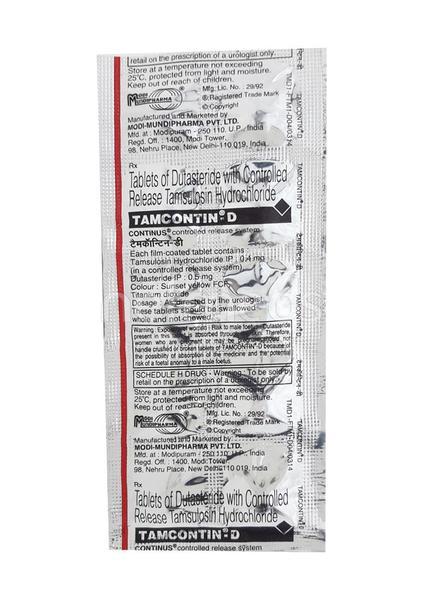 Tamcontin D Tablet 10'S