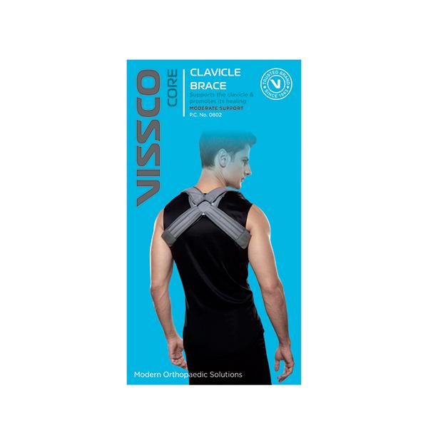Vissco Core Clavicle Brace Moderate Support (0802) - Adult - Collarbone ...