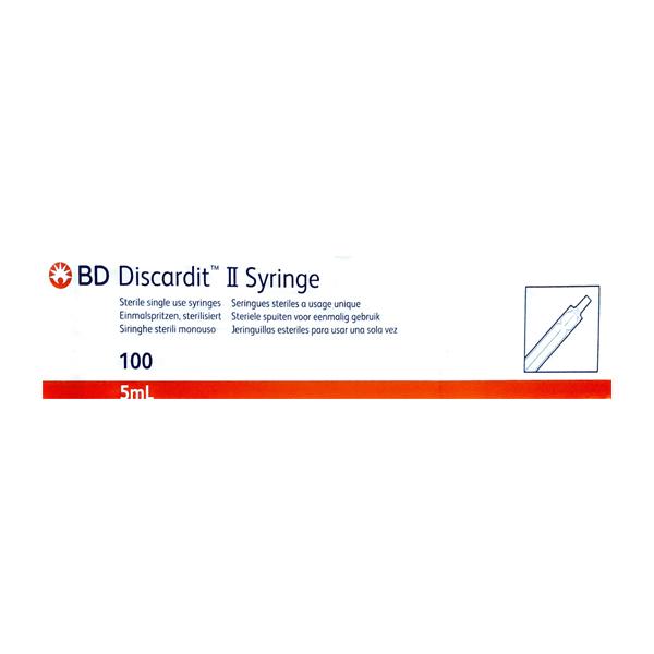 Buy BD Discardit II Syringe 5 ml With Needle 22G Online at Discounted ...