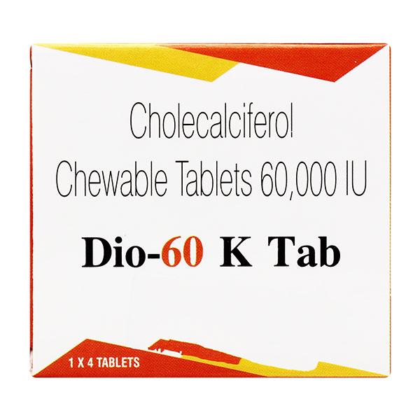 DIO 60k Tablet 4's Price, Uses, Side effects, Substitutes | Netmeds
