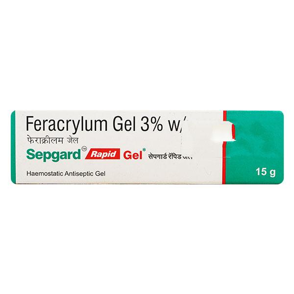 SEPGARD RAPID Gel 15gm Price, Uses, Side effects, Substitutes | Netmeds