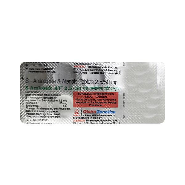 S Amlosafe AT Tablet 10'S : Uses, Side Effects, Price | Netmeds