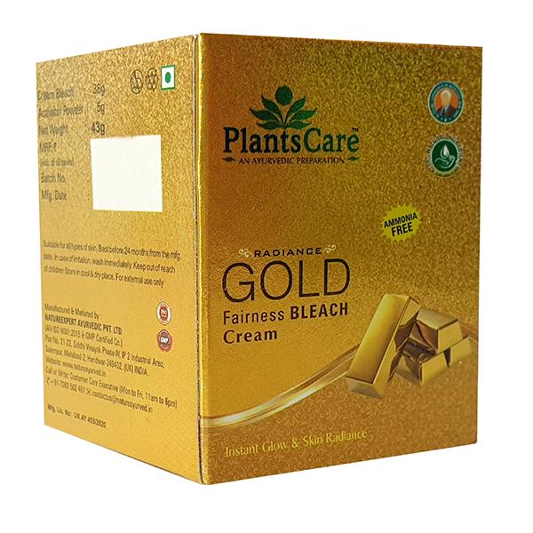 Buy Plantscare Radiance Gold Bleach Cream 200 gm Online at Best Price ...