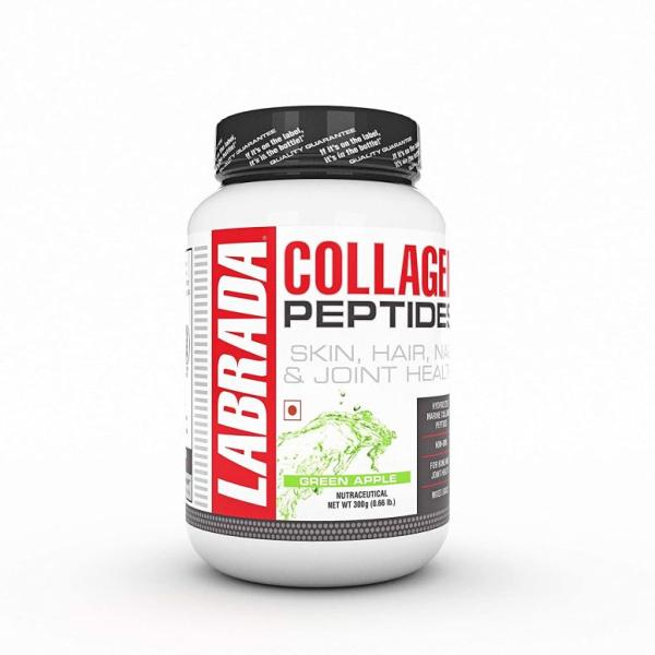 Buy Labrada Collagen Peptide Powder - Green Apple 300 gm Online at Best ...