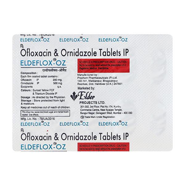 Eldeflox Oz Tablet 10'S : Price, Uses, Side Effects | Netmeds