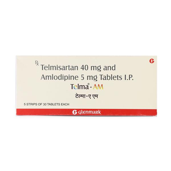 TELMA AM 40/5mg Tablet 30's : Price, Uses, Side Effects | Netmeds