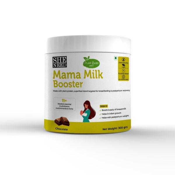 Sheneed Plant Based Mama Milk Booster Powder - Chocolate 300 gm