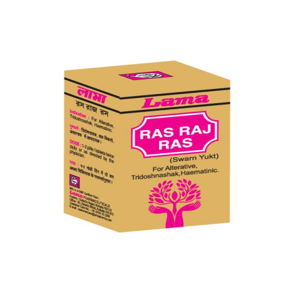 Buy Lama Ras Raj Ras (Swarn Yukt) Tablet 10's Online at Discounted ...