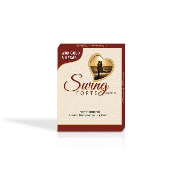 Shree Dhanwantri Herbals Naturals Swing Forte with Gold & Kesar Capsule ...