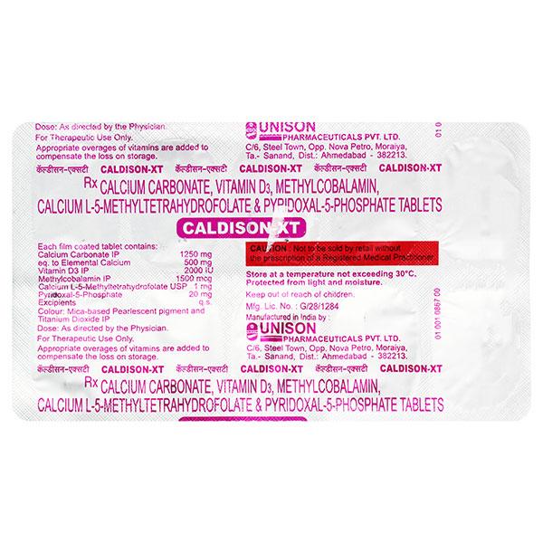 CALDISON XT Tablet 10's - Price, Uses, Side Effects | Netmeds