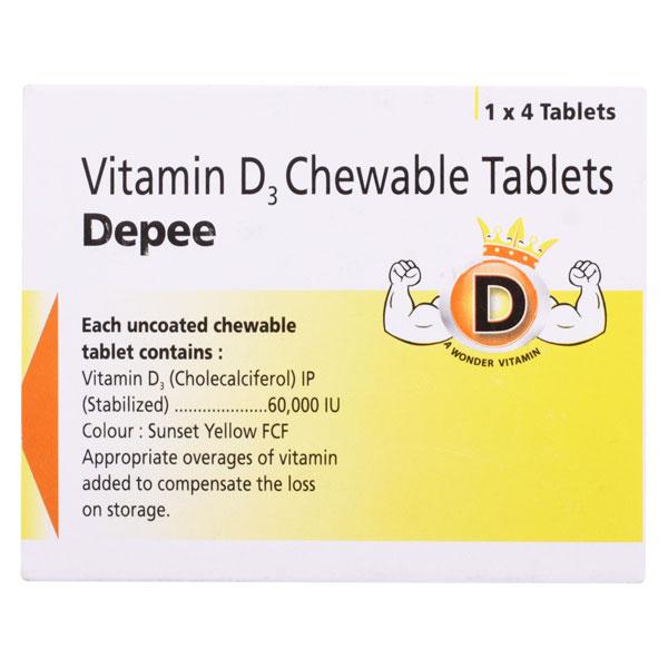 DEPEE CHEWABLE Tablet 4's