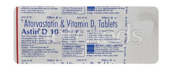 Astin D 10mg Tablet 10'S