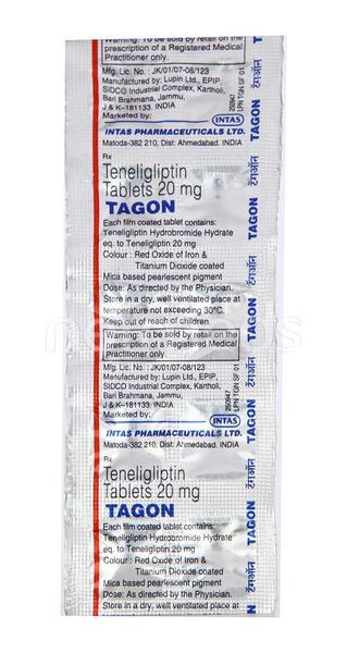 Tagon 20mg Tablet 10'S
