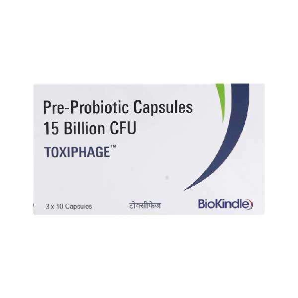 TOXIPHAGE Capsule 10's Price, Uses, Side effects, Substitutes | Netmeds