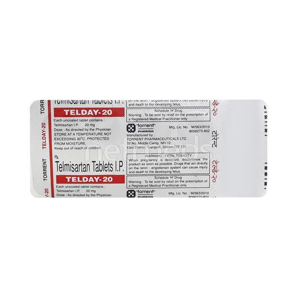 Telday 20mg Tablet 10'S