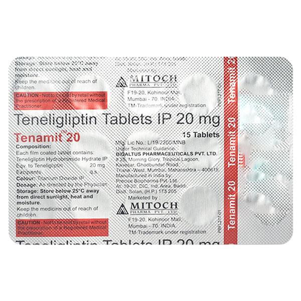 Tenamit 20mg Tablet 10'S