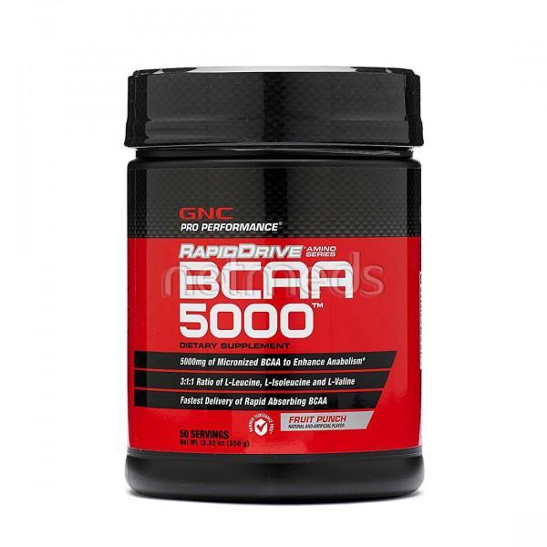 GNC Pro Performance Rapiddrive BCAA 5000 Fruit Punch 350 gm online at ...