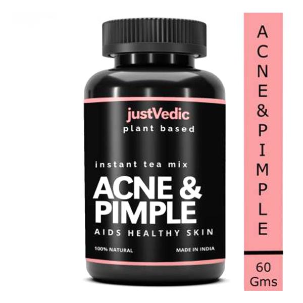 Buy JustVedic Acne & Pimple Instant Tea Mix 60 gm Online at Discounted ...