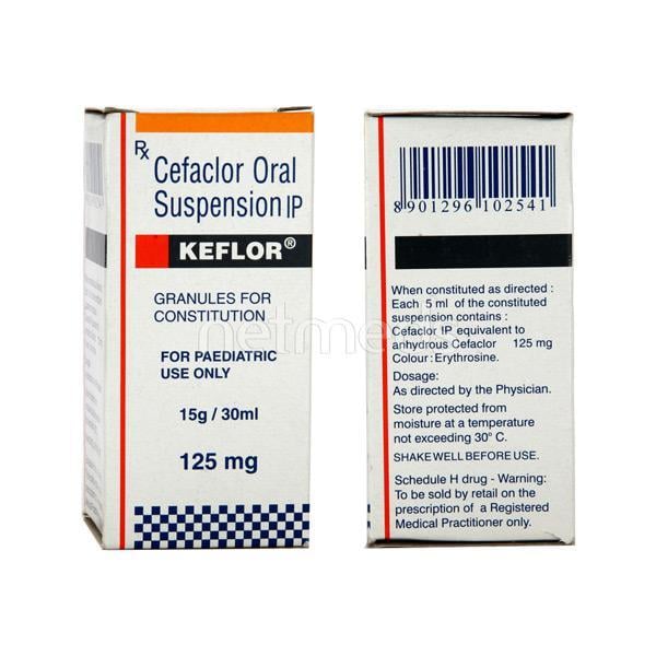 Keflor 125mg Dry Syrup 30ml : Uses, Side Effects, Price | Netmeds