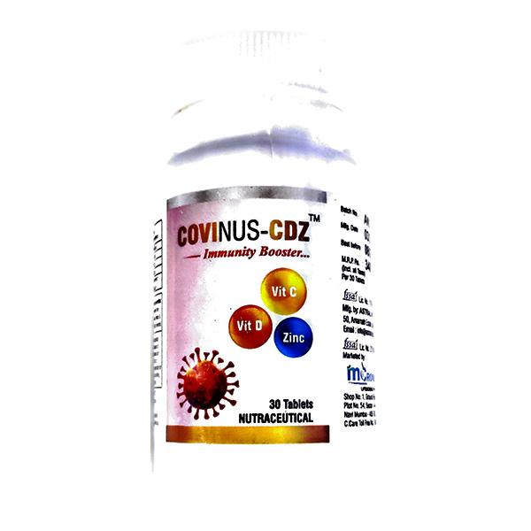 COVINUS CDZ Tablet 30's Price, Uses, Side effects, Substitutes | Netmeds