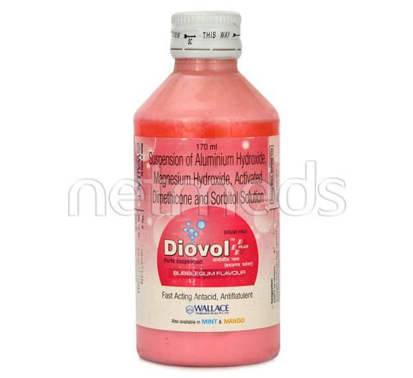 Diovol Plus Forte Bubblegum Suspension 170ml Price, Uses, Side effects ...
