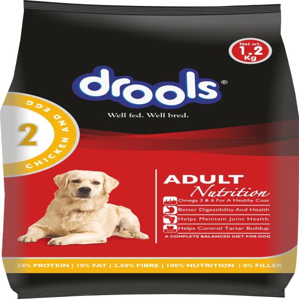 Drools Chicken and Egg Adult Dog Food 1200 gm Online at Best Price ...