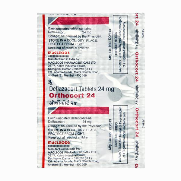 Orthocort 24mg Tablet 6'S