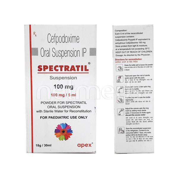 Spectratil 100mg Dry Syrup 30ml