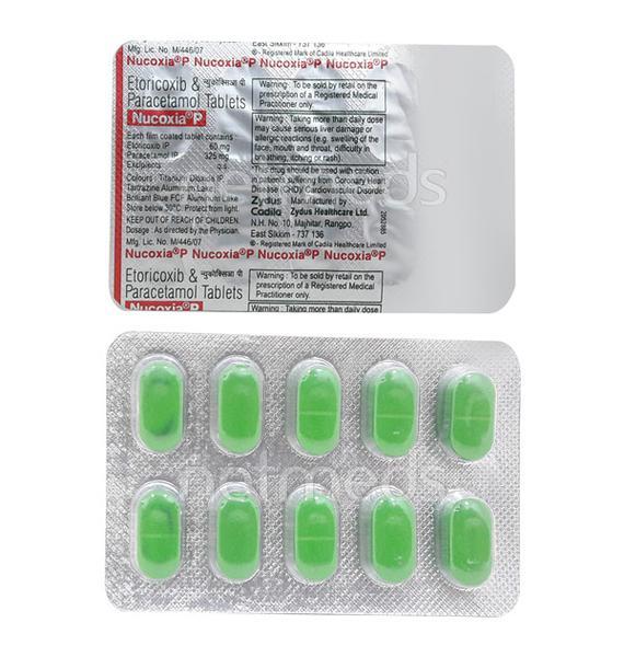 Nucoxia P Tablet 10'S