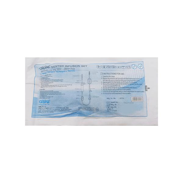 Buy Alpha Vented Infusion Set Online at Discounted Price | Netmeds
