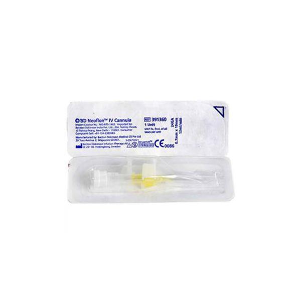 BD Neoflon Needle No 24 online at best price-Syringes/Needles