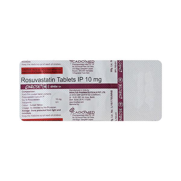 Onrose 10mg Tablet 10'S : Uses, Side Effects, Price | Netmeds