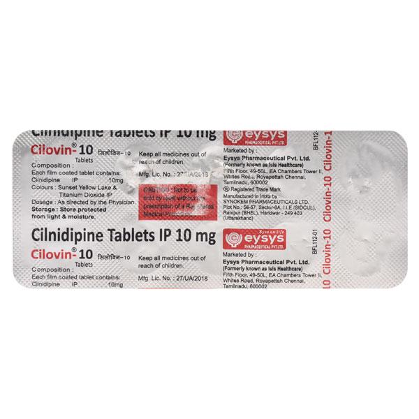 CILOVIN 10mg Tablet 10's