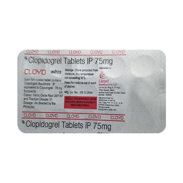 CLOYD 75mg Tablet 15's Price, Uses, Side effects, Substitutes | Netmeds