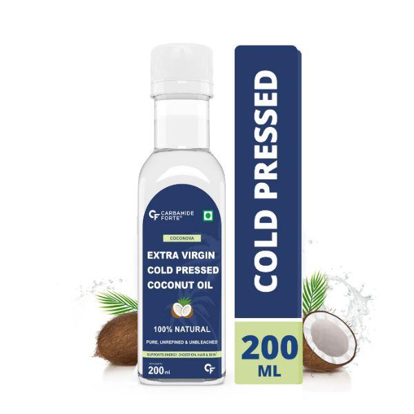 Buy CF Coconova Extra Virgin Cold Pressed Coconut Oil 200 ml Online at ...
