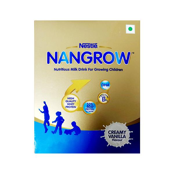Nestle Nangrow (3-6 Years) Powder 400 gm - Creamy Vanilla Flavour ...