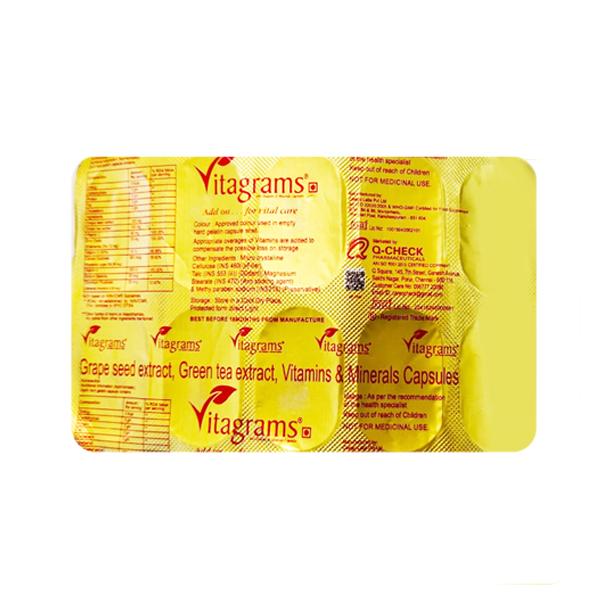 Vitagrams Capsule 10'S : Uses, Side Effects, Price | Netmeds