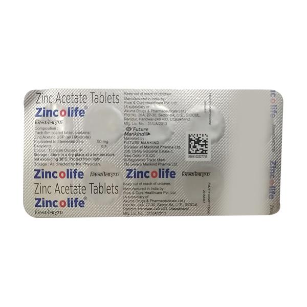 ZINCOLIFE Tablet 10's