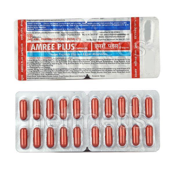 Amree Plus Capsule 20'S - Buy Medicines online at Best Price from ...